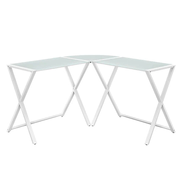 Jaxon L-Shaped Corner Desk - White | Corner Desks UK - Corner Desks UK