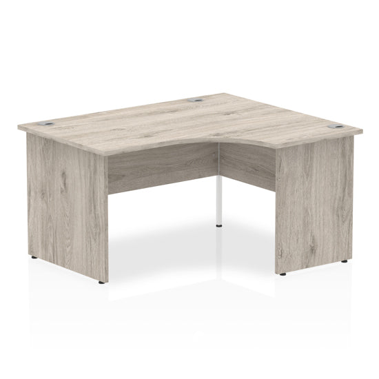 Pearson Right Hand Computer Desk For Office - Grey| Corner Desks UK ...